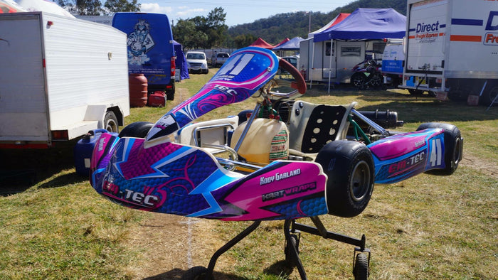 STANDARD COLOUR - Custom Kart Sticker Kits - [ Incl Design ]