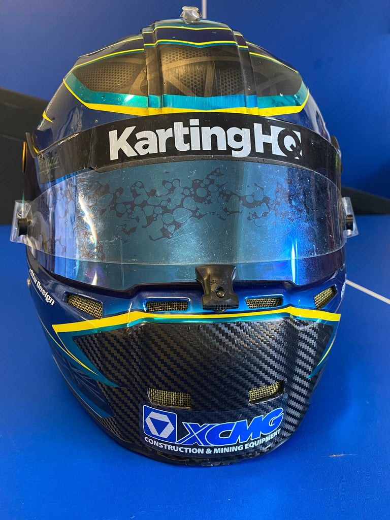 Custom and Factory Visor Stickers | Personalised Visor Decals – Kart Wraps