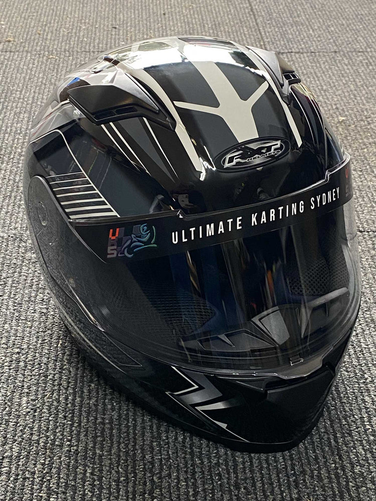 Custom and Factory Visor Stickers | Personalised Visor Decals – Kart Wraps