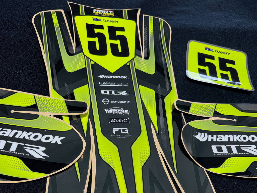 Fluro Kart Graphics | Sticker Kits – Kart Wraps