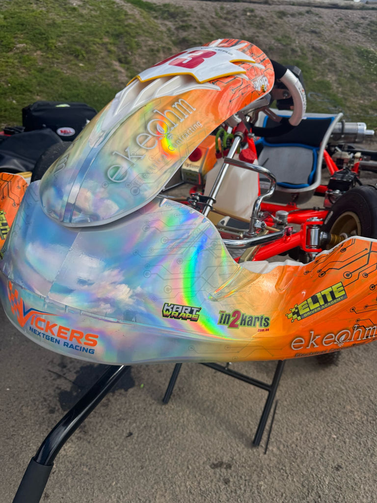 Holographic Kart Graphics | Sticker Kits - Premium – Kart Wraps